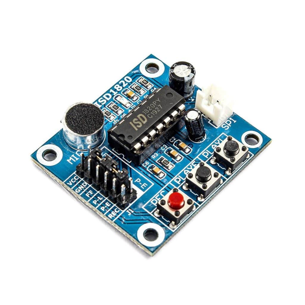 ISD1820 chip Microphones on the module | GeeksValley